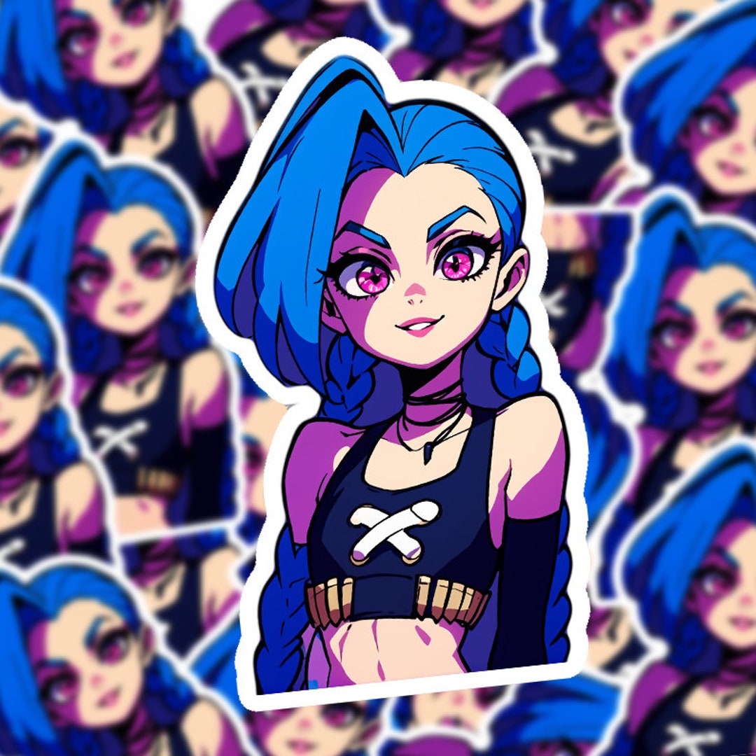 Arcane Jinx Sticker Arcane Jinx, League of Legends, Jinx Sticker ...