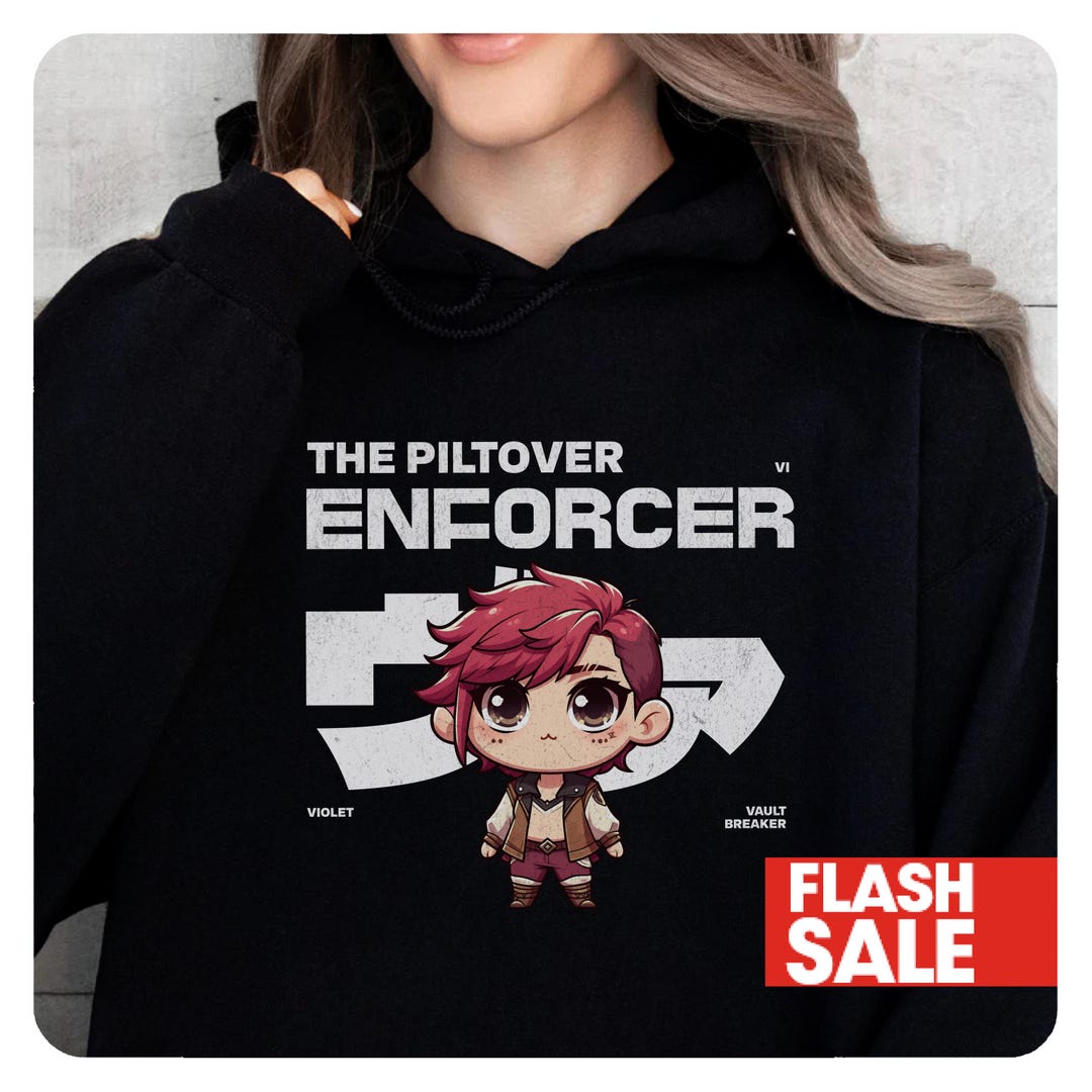 Arcane VI League of Legends Hooded Sweatshirt, Unisex Hoodie, Gamer ...