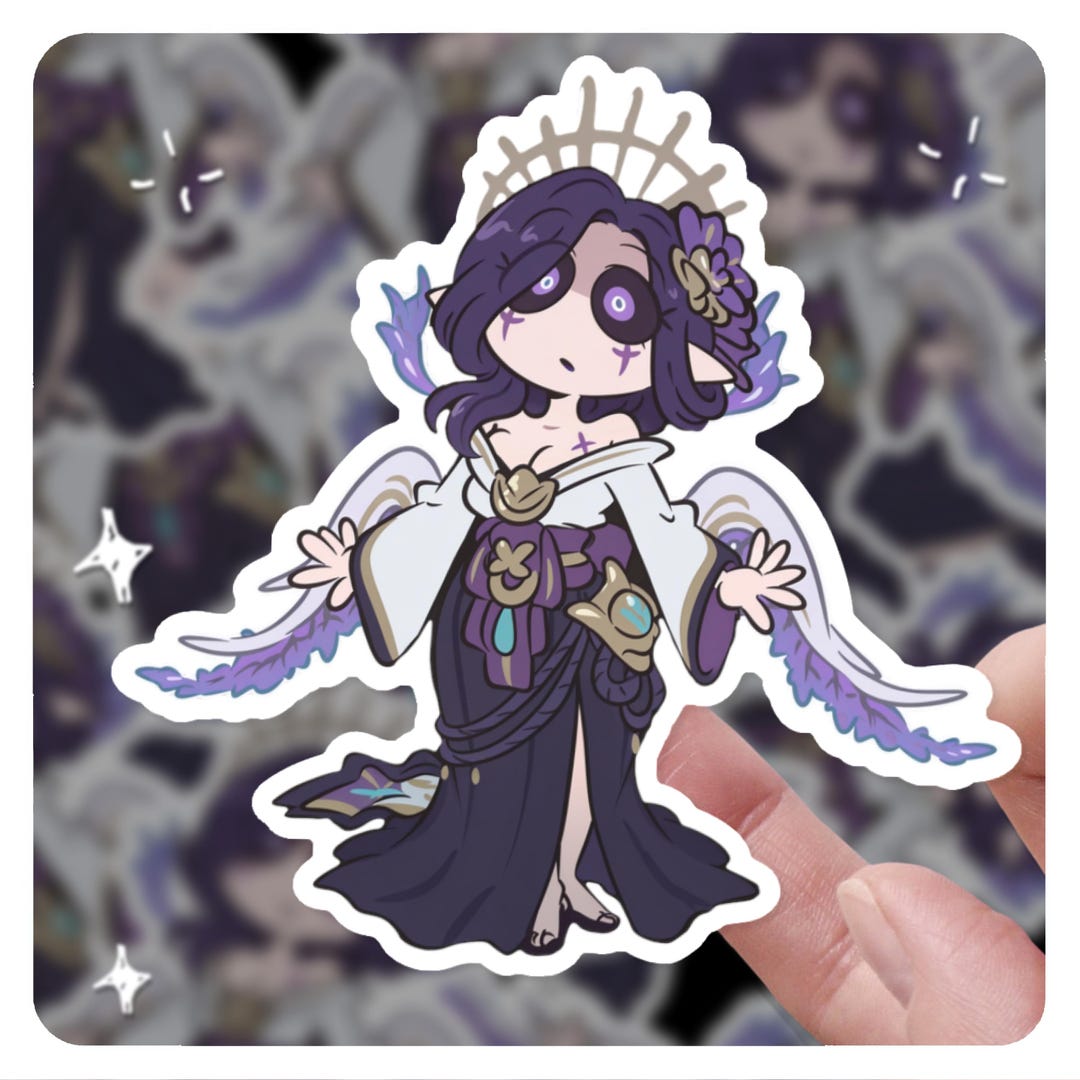 League of Legends Morgana 3" Vinyl Sticker, Lol Sticker, Arcane League ...