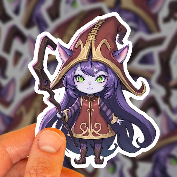 Lulu League of Legends Sticker for Lol Fan Support Main Lulu Vinyl ...