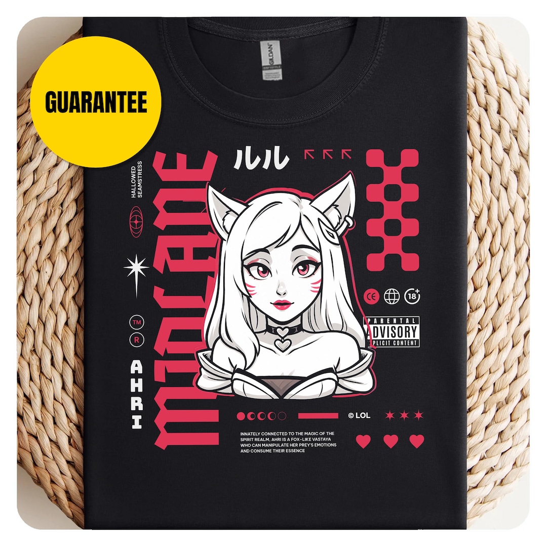League of Legends Ahri T-shirt - Etsy