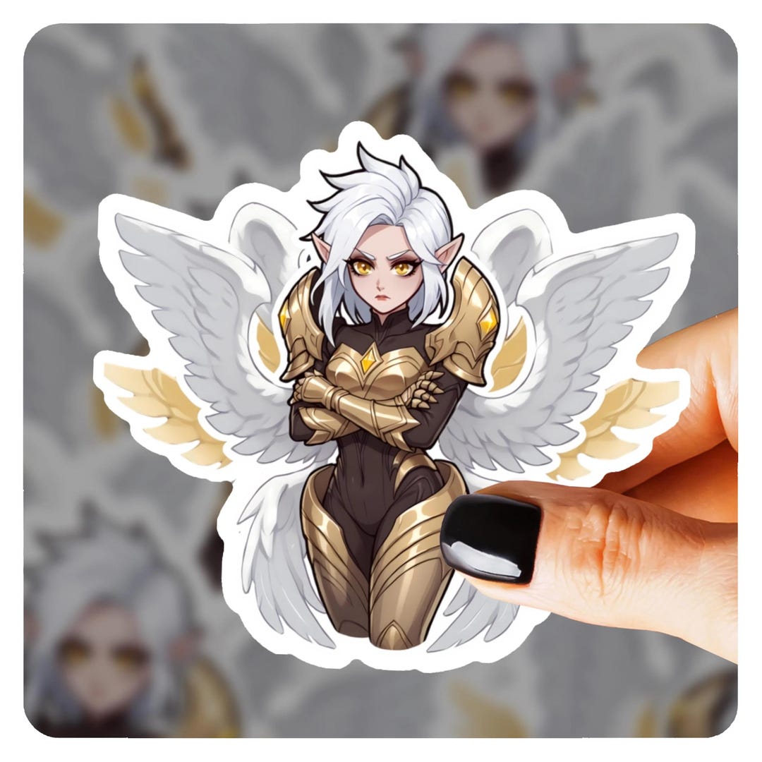 Kayle Sticker League of Legends 3" Vinyl Lol Decal Waterproof Vinyl Lol ...