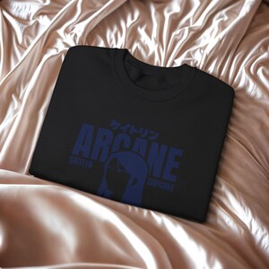 Caitlyn Arcane Sweatshirt, Gamer Gifts, Arcane Graphic T-shirt, Vi ...