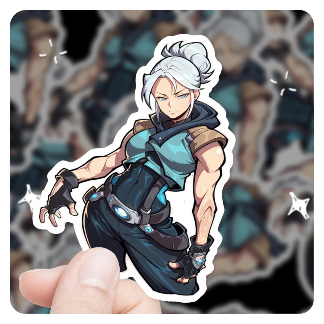 Valorant Jett 3" Vinyl Sticker, Lol Sticker, Jett Val Stickers - Etsy