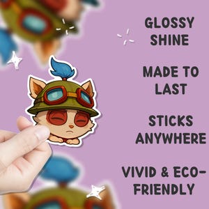 League of Legends Teemo 3" Vinyl Sticker - Etsy