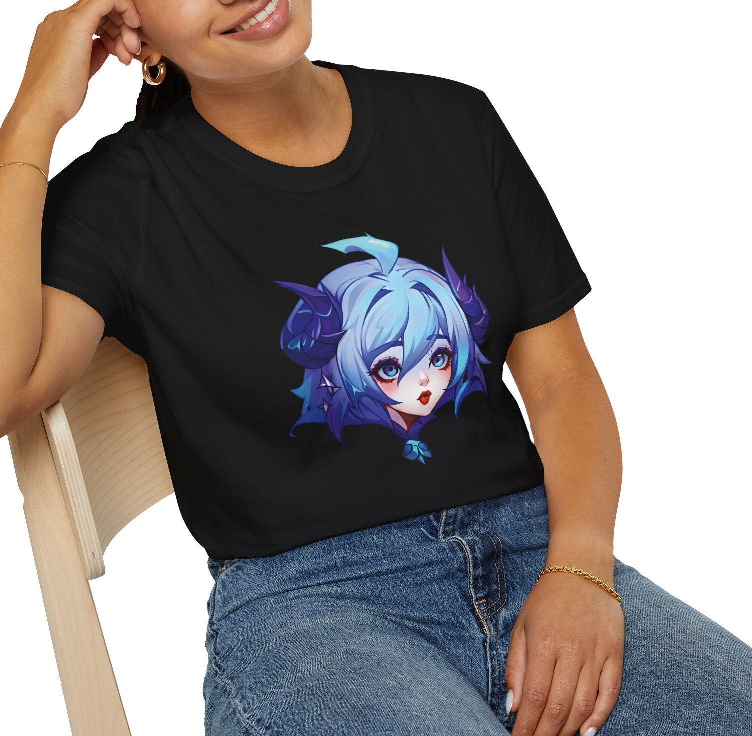 Spirit Blossom Kindred League of Legends T-shirt Ethereal Design MOBA ...