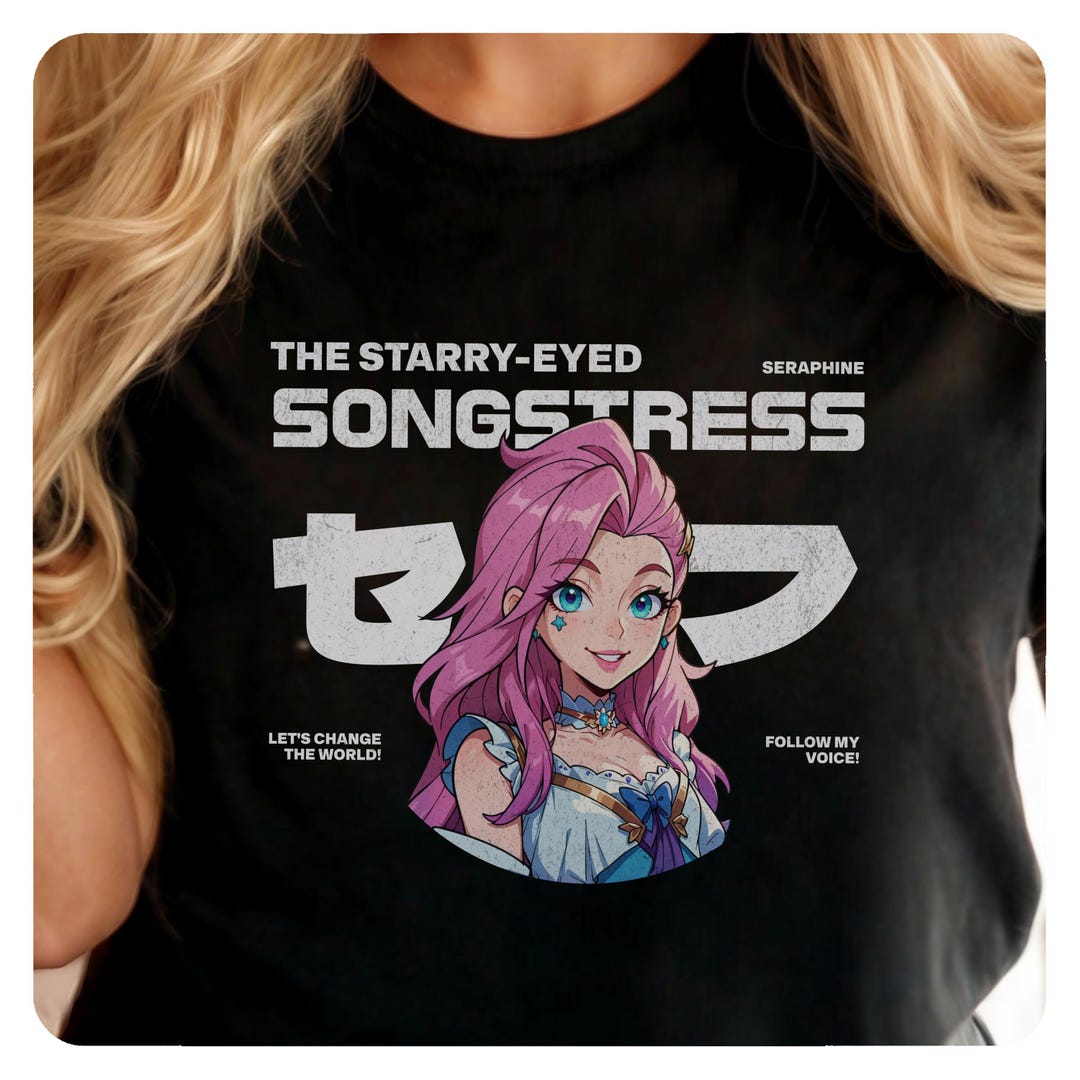 Seraphine League of Legends Shirt,unisex Lol Gamer Gift, Softstyle Tee ...