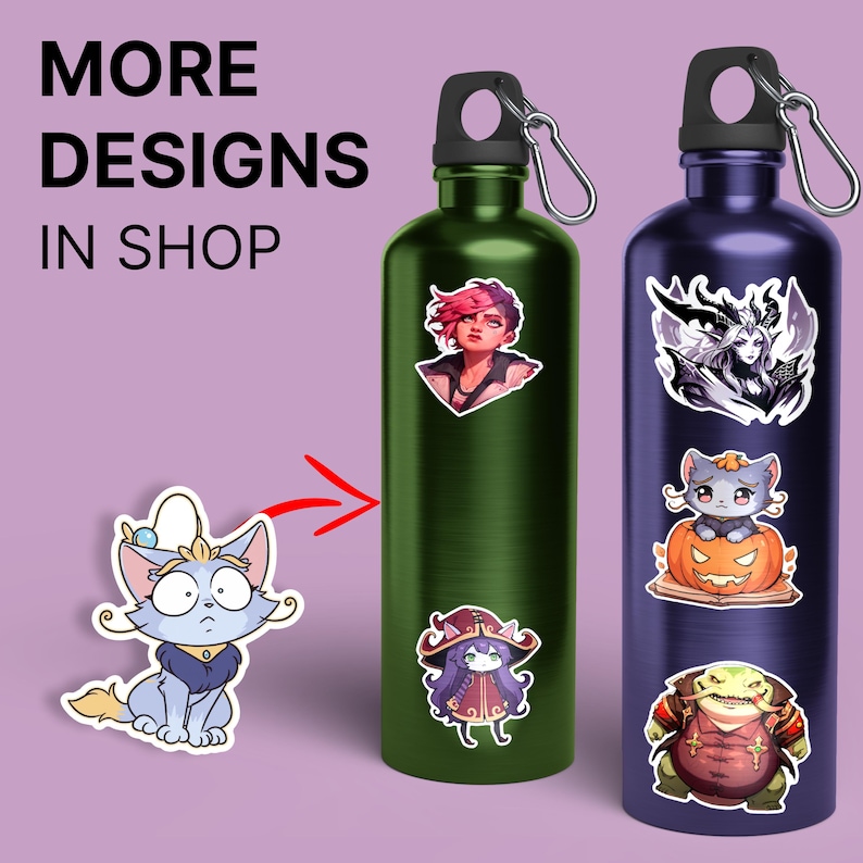 League of Legends Yuumi Chibi 3" Vinyl Sticker, Lol Sticker, League of ...