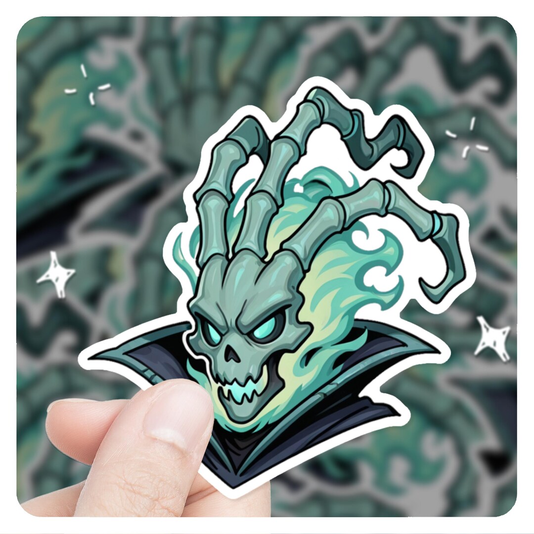 League of Legends Thresh 3" Vinyl Sticker, Lol Sticker, Arcane League ...