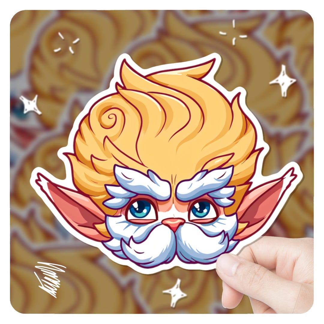Arcane Stickers, Heimerdinger Fanart for PC Laptop, Yordle Gaming Gift ...