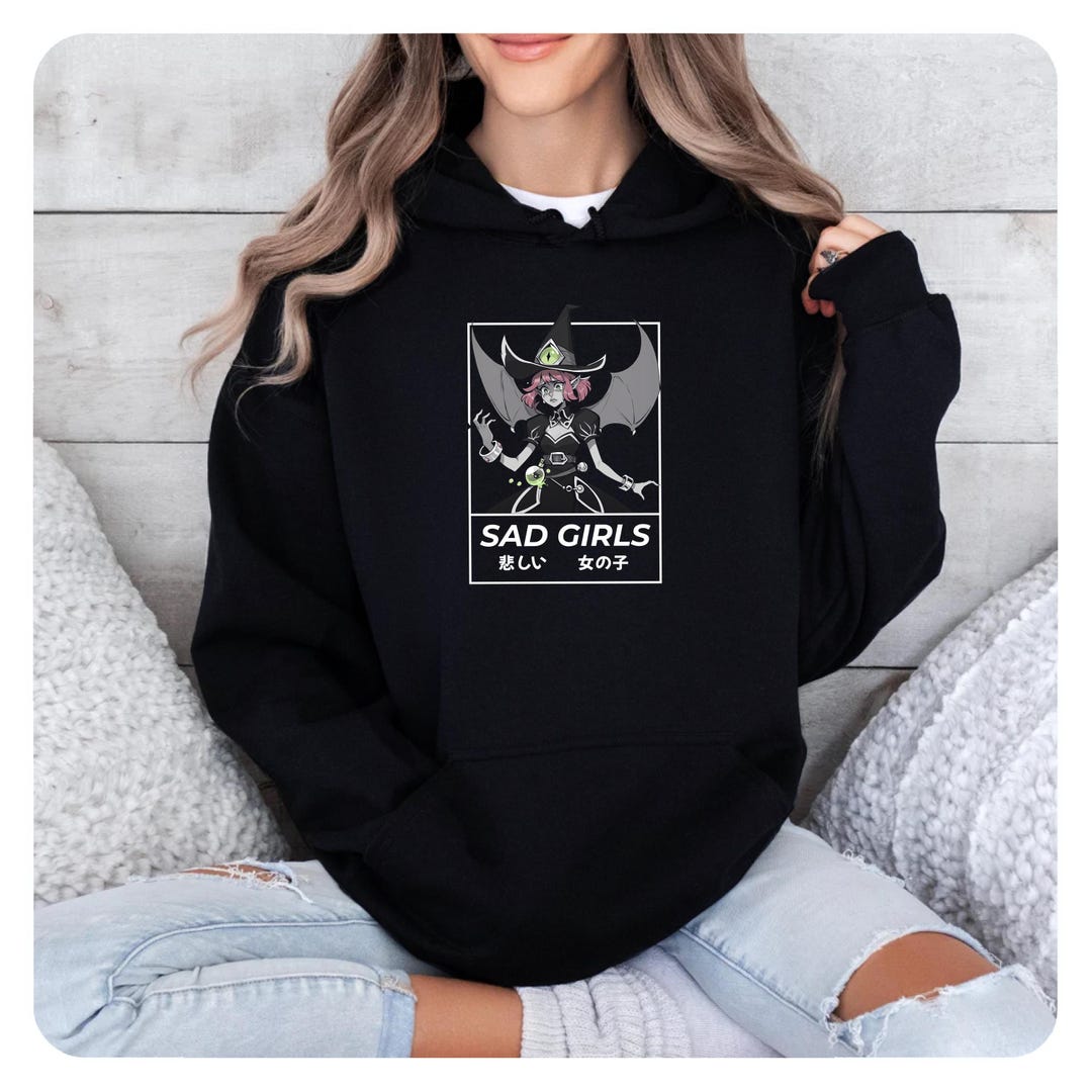Sad Girls League of Legends Hoodie Morgana Bewitching Japanese Style ...