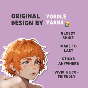 Maddie Nolan Arcane Sticker, Caitlyn's GF, 3" Vinyl Sticker, Lol-gift ...