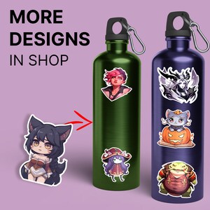 Ahri League of Legends 3" Vinyl Sticker, Lol Sticker - Etsy