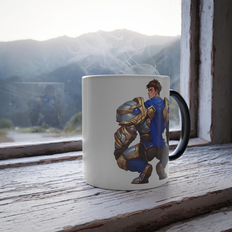 LEAGUE OF LEGENDS Garen Magic Mug - Heat Sensitive Color Morphing ...