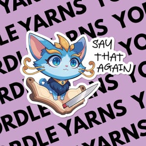 Yuumi League of Legends 3" Vinyl Sticker, Lol Sticker, League of ...