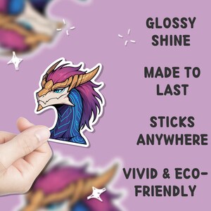 League of Legends Aurelion Sol 3" Vinyl Sticker, Lol Sticker, Arcane ...