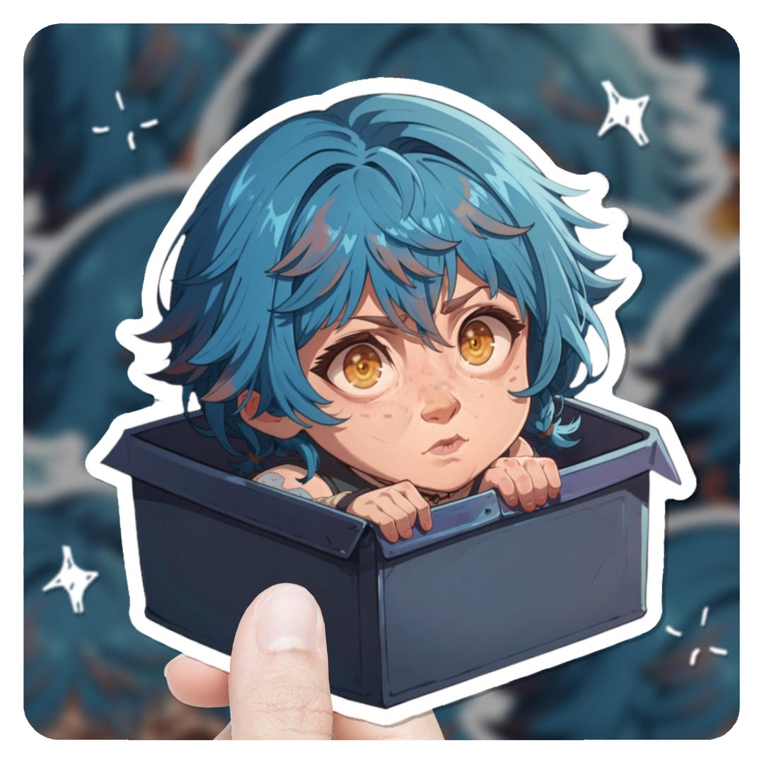 Arcane Isha Sticker, in a Box, 3 Vinyl Sticker, Lol-gift, Lol Fanart ...