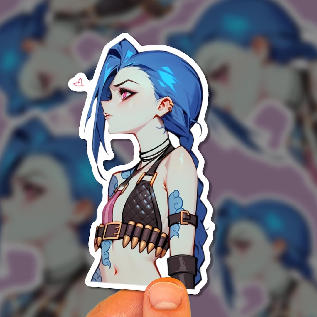 Arcane Jinx 3" Vinyl Sticker, Jinx League of Legends Sticker, Jinx ...
