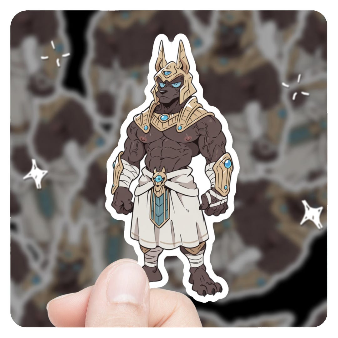 League of Legends Nasus Chibi Style 3" Vinyl Sticker, Lol Sticker ...