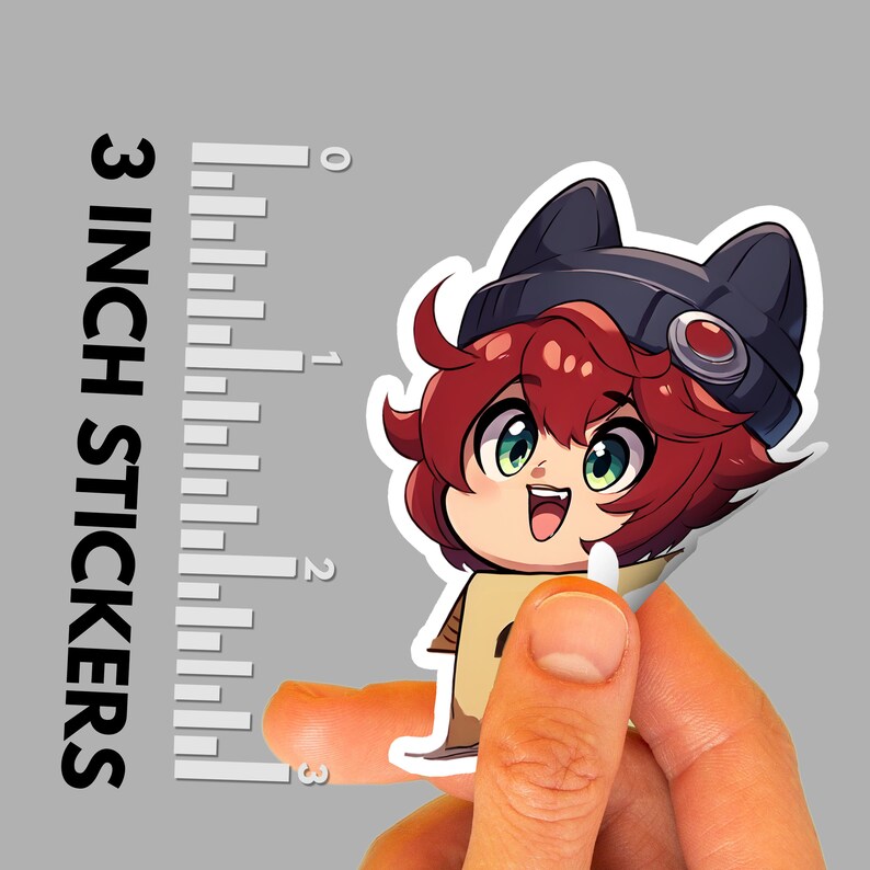League of Legends Stickers 3 Vinyl Sticker Annie in a Box Arcane Fanart ...