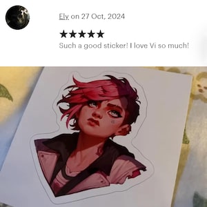 Chibi Arcane Caitlyn, League of Legends Sticker 3" Vinyl Sticker, Lol ...