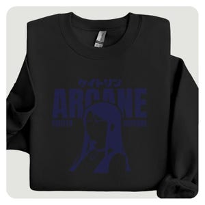 Caitlyn Arcane Sweatshirt, Gamer Gifts, Arcane Graphic T-shirt, Vi ...