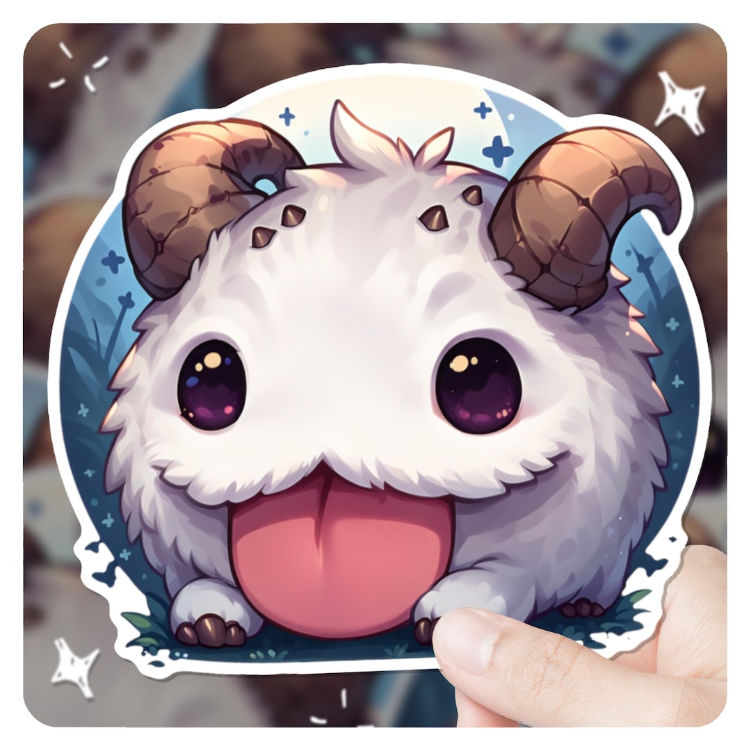 League of Legends Poro Vinyl Stickers Water Proof Dishwasher Safe 3 ...