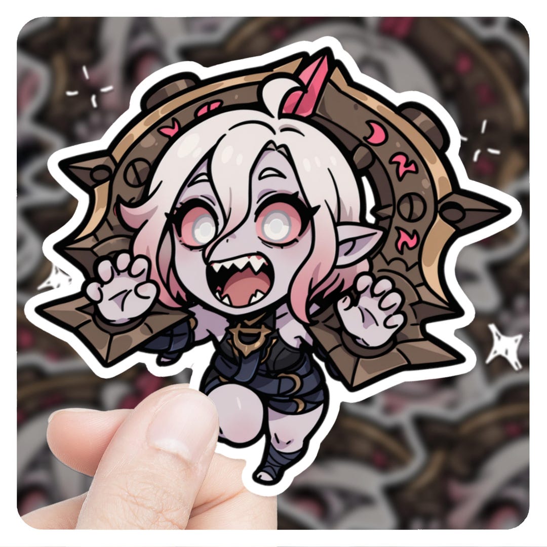 League of Legends Briar 3" Vinyl Sticker, Lol Sticker, Arcane League of ...