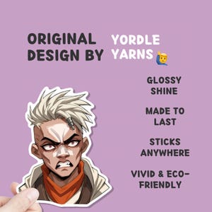 Arcane Ekko 3" Stickers Lol Gift 3" Vinyl Sticker, League of Legends ...