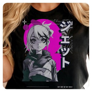 Valorant Jett, Japanese Style, Pastel, Valorant Shirt, Anime-inspired ...