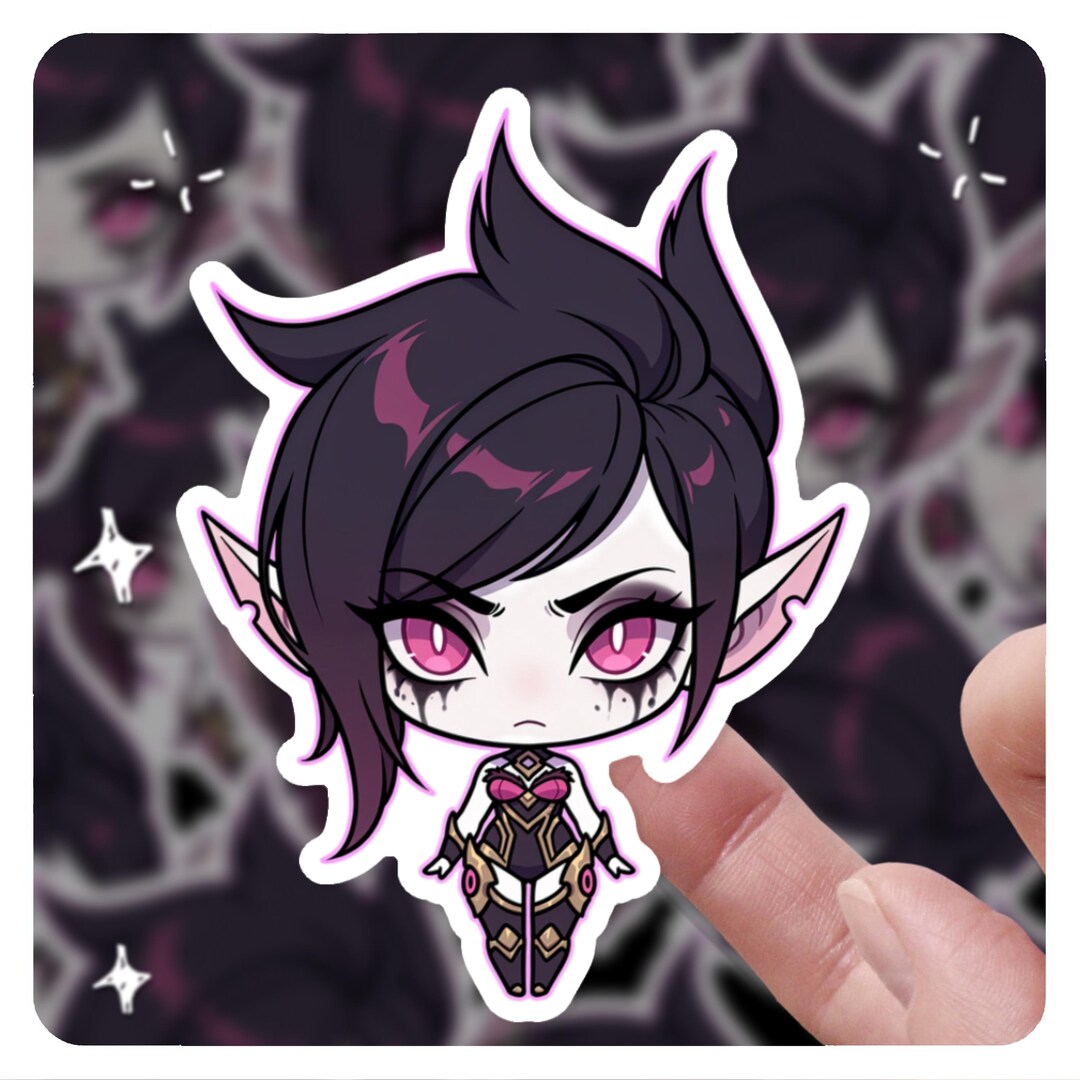 League of Legends Morgana 3" Vinyl Sticker - Etsy