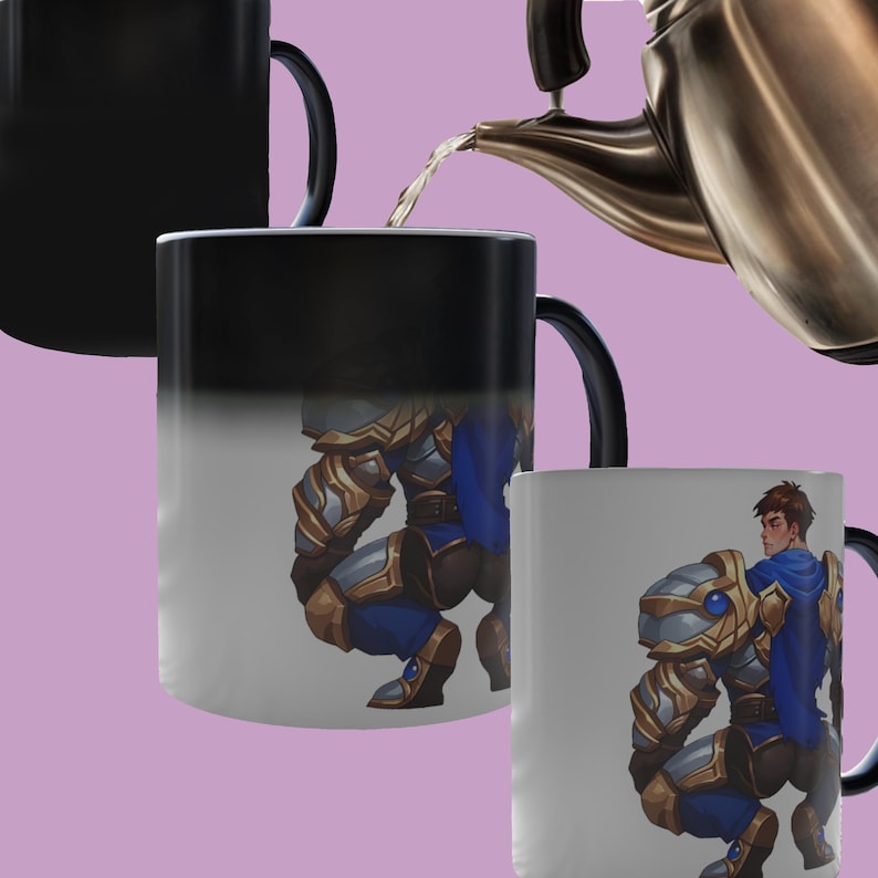 LEAGUE OF LEGENDS Garen Magic Mug - Heat Sensitive Color Morphing ...