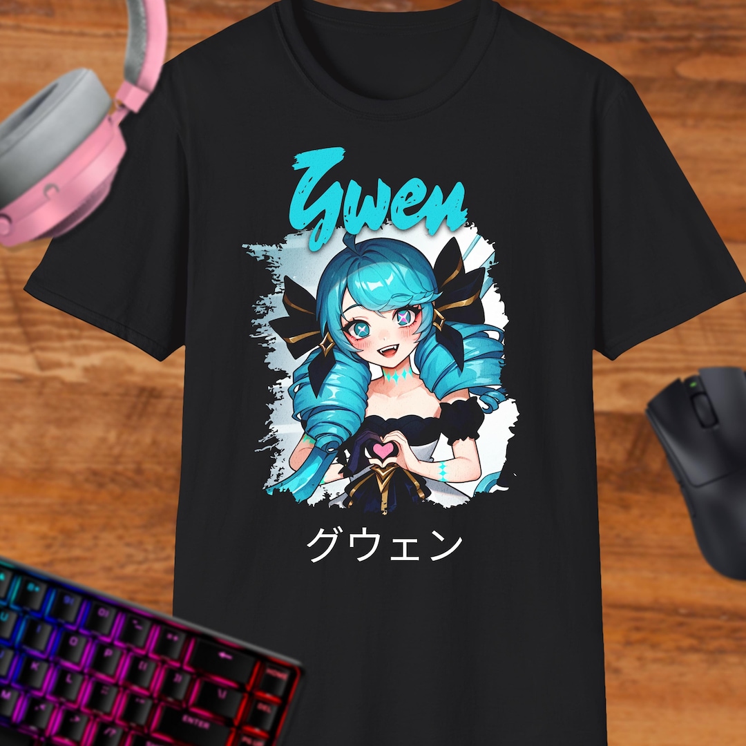 League of Legends Shirt Gwen Japanesestreetwear Lol Fanart Gwen League ...