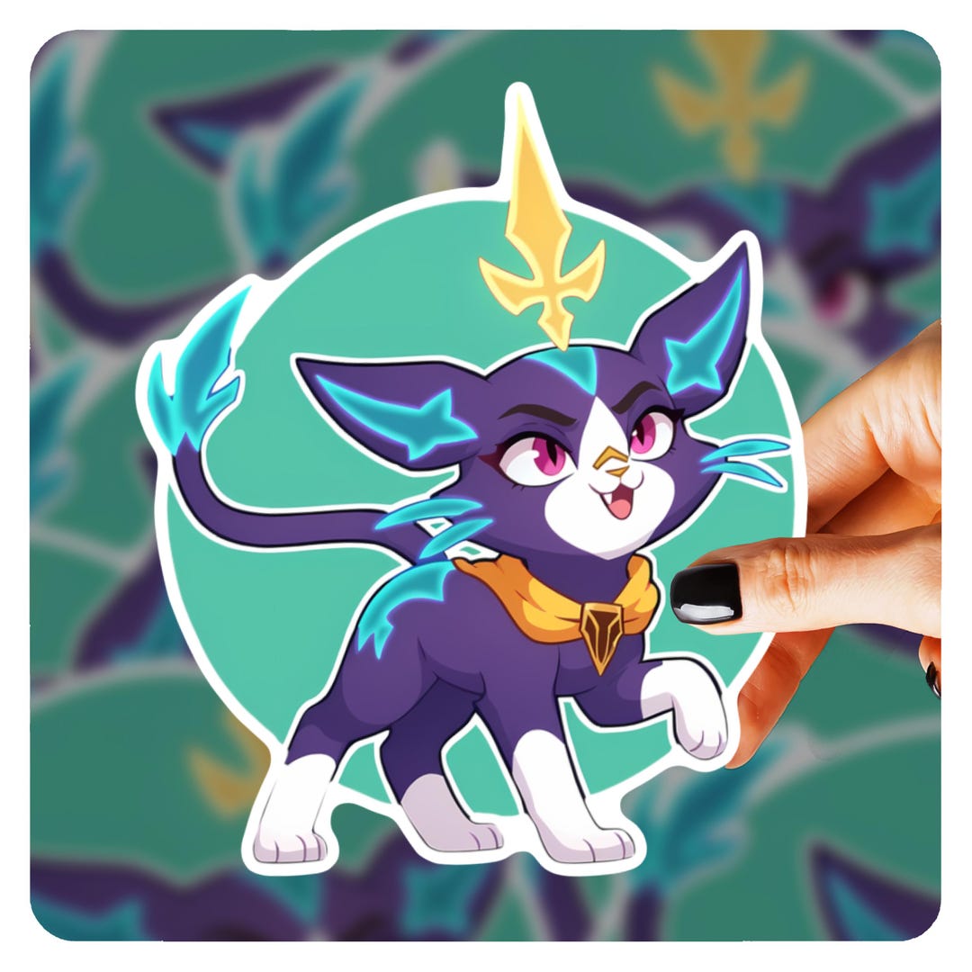 Yuumi Sticker League of Legends - 3' Waterproof Gaming Decal for Lol ...