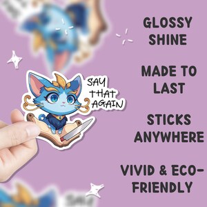 Yuumi League of Legends 3" Vinyl Sticker, Lol Sticker, League of ...
