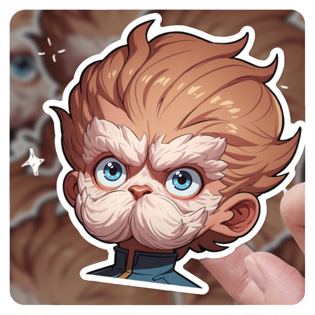 Arcane Heimerdinger Sticker, 3" Vinyl Sticker, Lol-gift, Lol Fanart ...