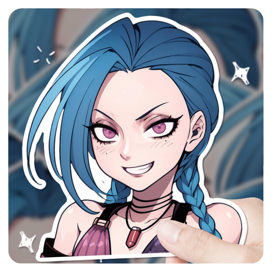 Arcane Sticker, Jinx Vinyl Stickers 3 Jinx League of Legends Sticker ...