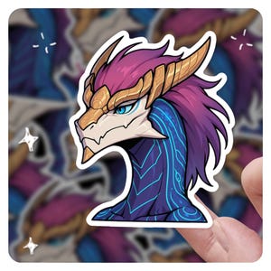 League of Legends Aurelion Sol 3" Vinyl Sticker, Lol Sticker, Arcane ...