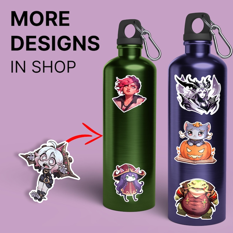 League of Legends Briar Chibi 3" Vinyl Sticker, Lol Sticker, League of ...