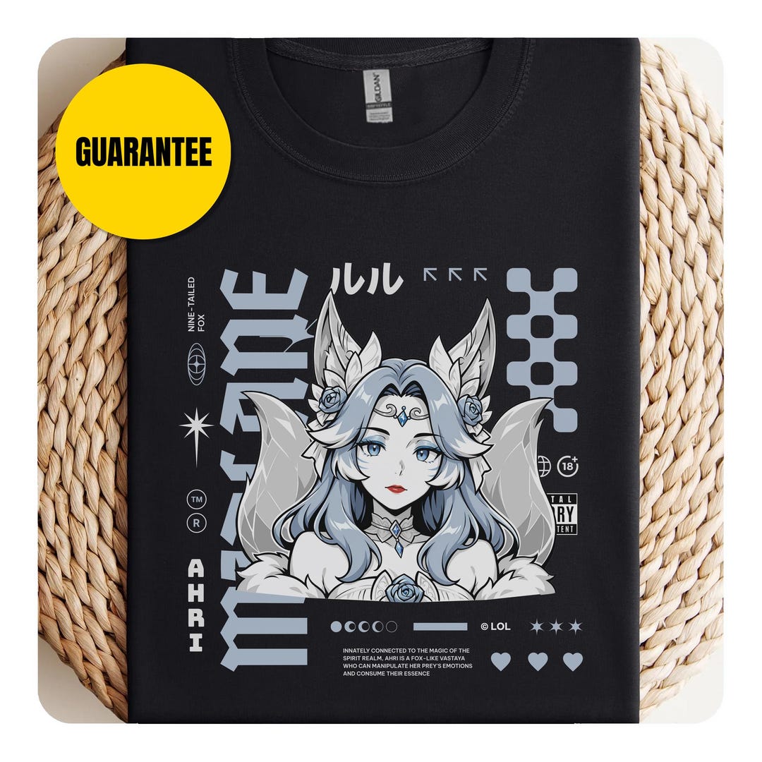 League of Legends Ahri T-shirt - Etsy