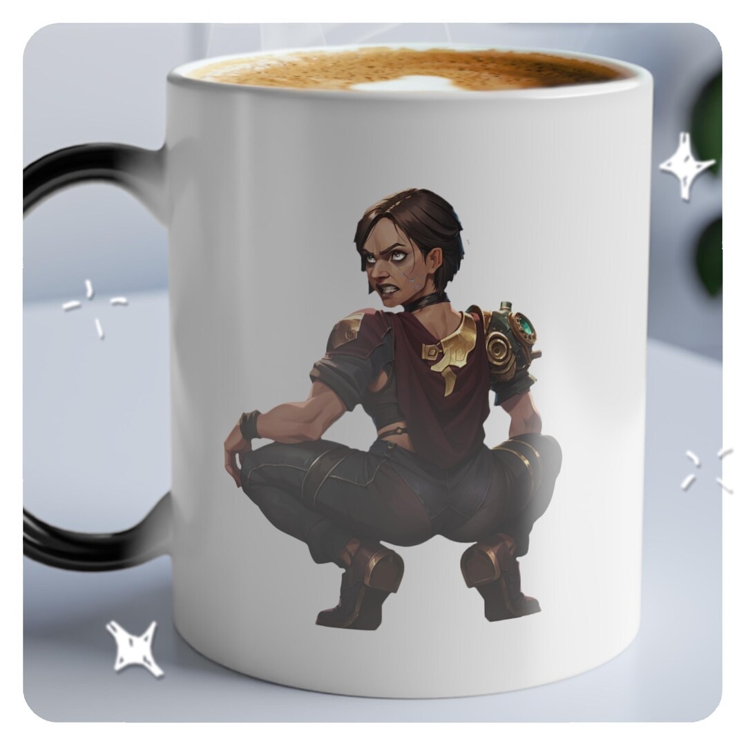Sevika Arcane Mug (magic Mug) Cheeky - Heat Sensitive Color Morphing ...