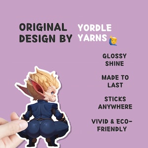 Arcane Heimerdinger Sticker, Cheeky 3" Vinyl Sticker, Lol-gift, Lol ...