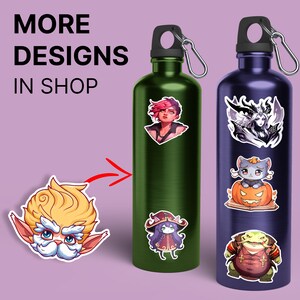Arcane Stickers, Heimerdinger Fanart for PC Laptop, Yordle Gaming Gift ...