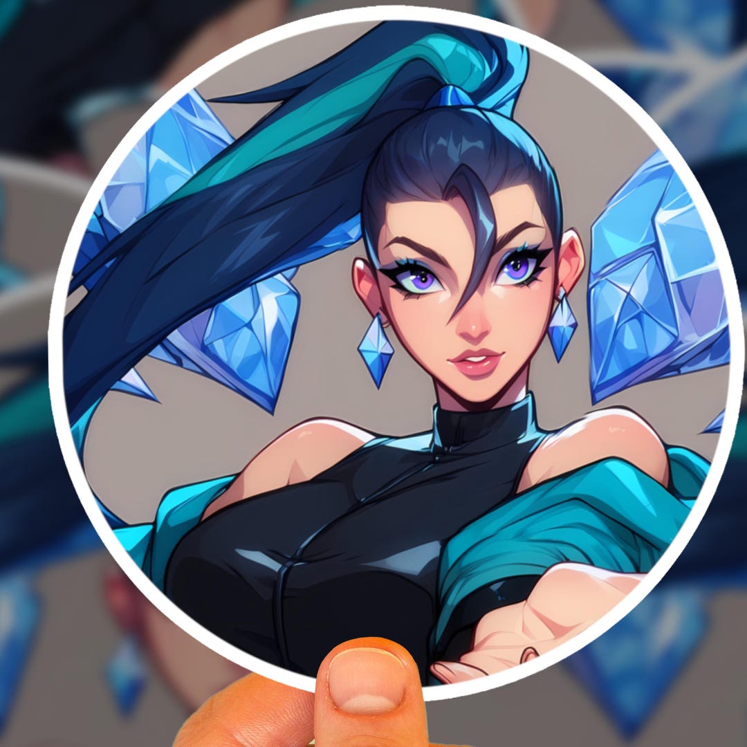 KDA Kaisa League of Legends Sticker for KDA Fan Kda Akali Vinyl Decal ...