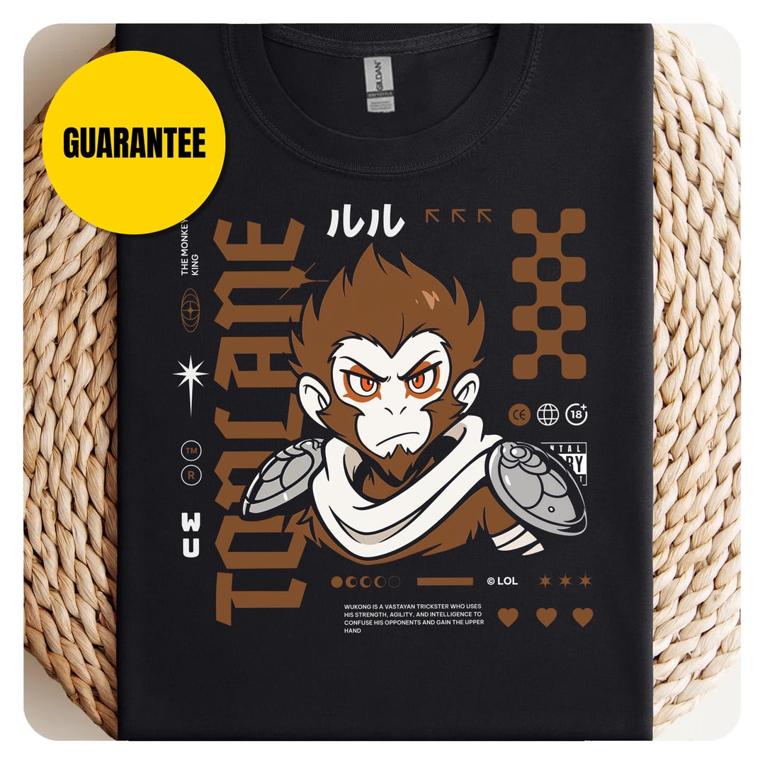 League of Legends Wukong T-shirt, Gamer Tee, Video Game Apparel, Unisex ...