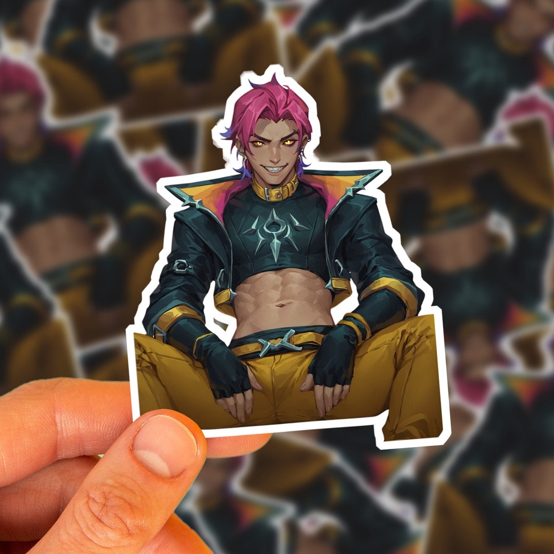 Heartsteel Kayn Sticker 3" Vinyl Sticker Sitting Kayn League of Legends ...