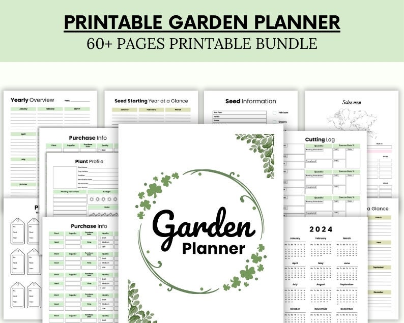 Ultimate Garden Planner Printable Garden Planner Plant Planner Garden ...