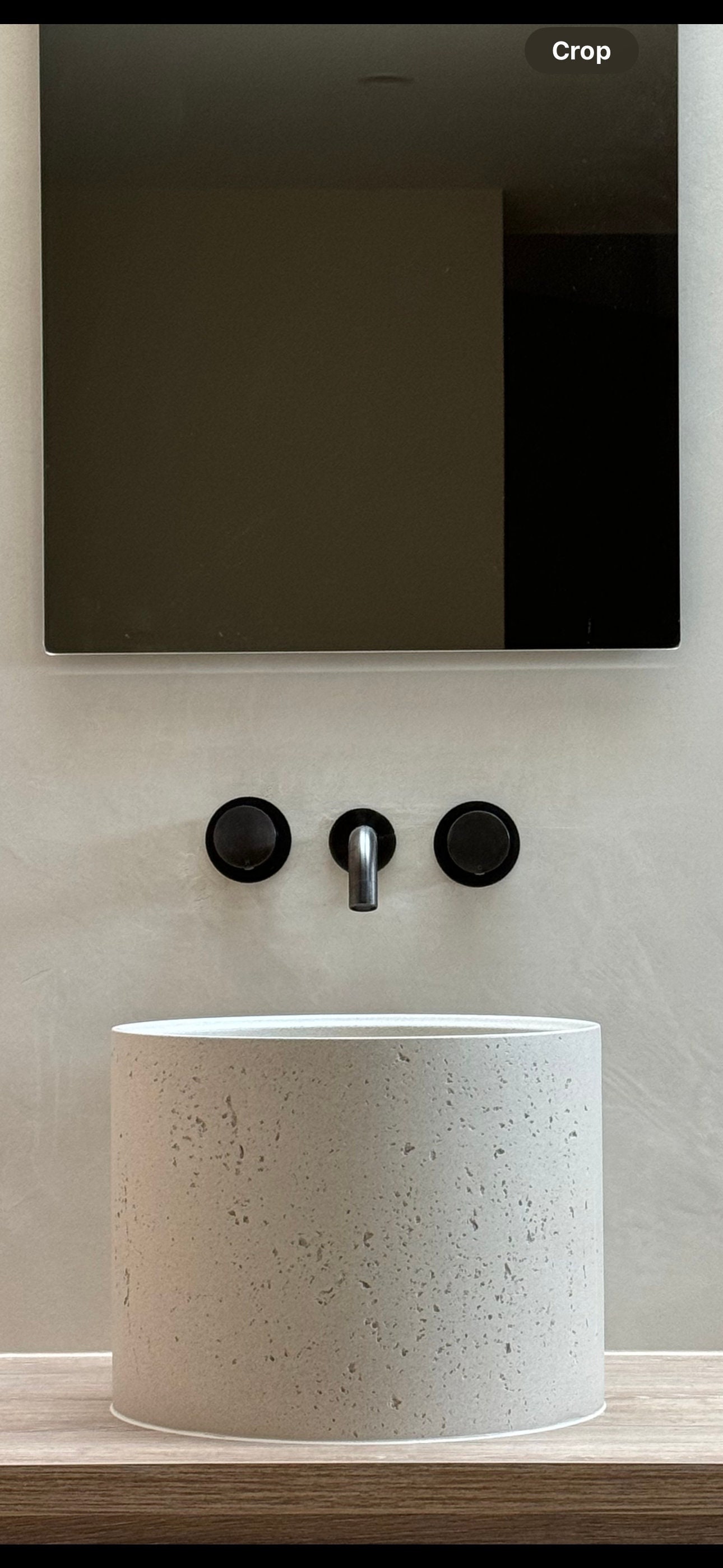 NEW Tall Concrete Stone Modern Basin - Etsy