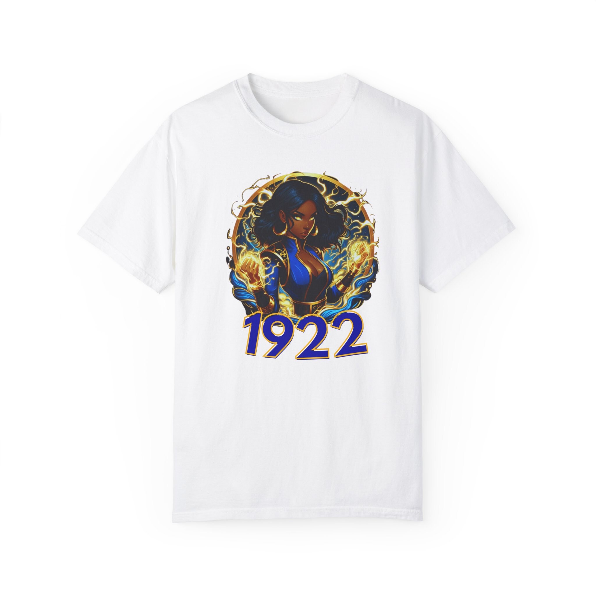 Sigma Gamma Rho Sorority 1922 Lightning Women Anime Unisex Garment-dyed ...