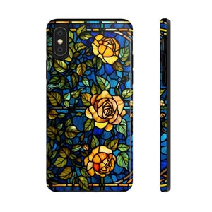 Sigma Gamma Rho 1922 Stained Glass Yellow Roses Tough Phone Cases - Etsy